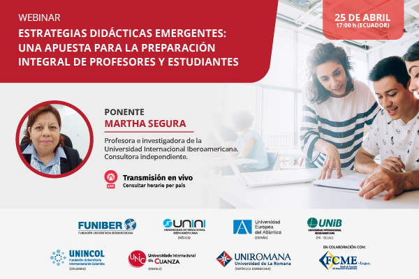 UNINI México organiza el webinar «Estrategias didácticas emergentes ...